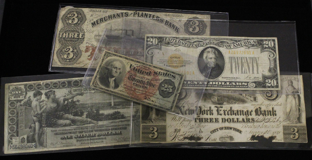 Old US Bank Notes - Kendall Jewelers & PV Coin - Kendall Jewelers & PV Coin